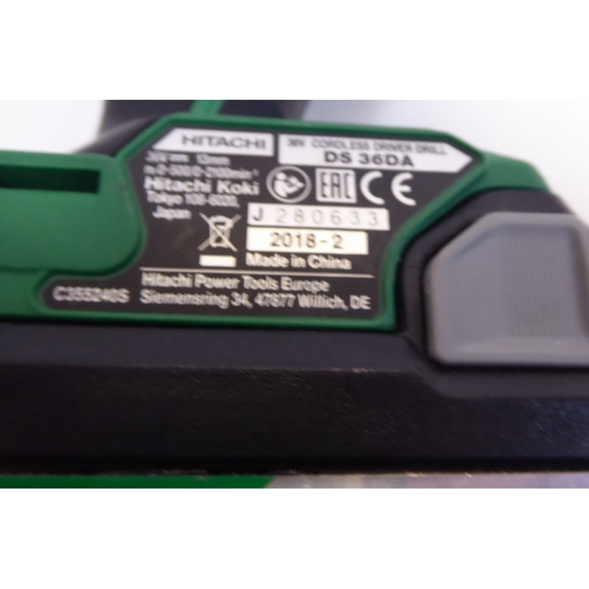 Akutrell Hitachi DS 36DA + Aku Hikoki 36V 4.0Ah